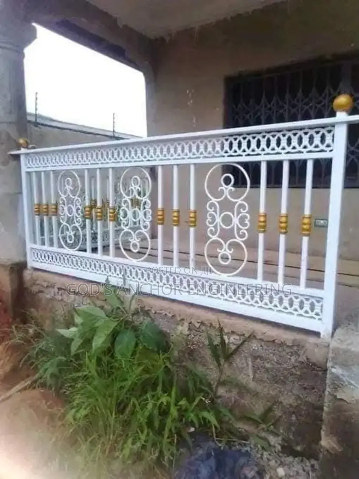Thick Galvanise Metal Balustrades Design Fabrication. in Accra ...