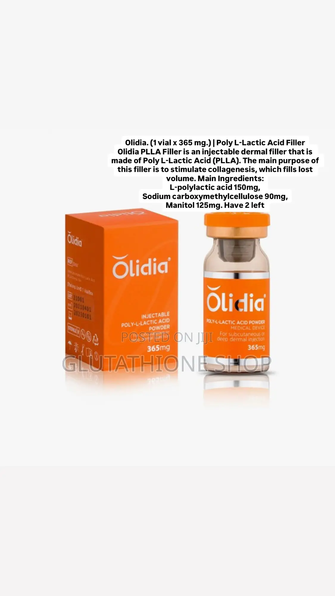 Olidia. (1 Vial Х 365 Mg.) | Poly L-lactic Acid Filler in East Legon ...