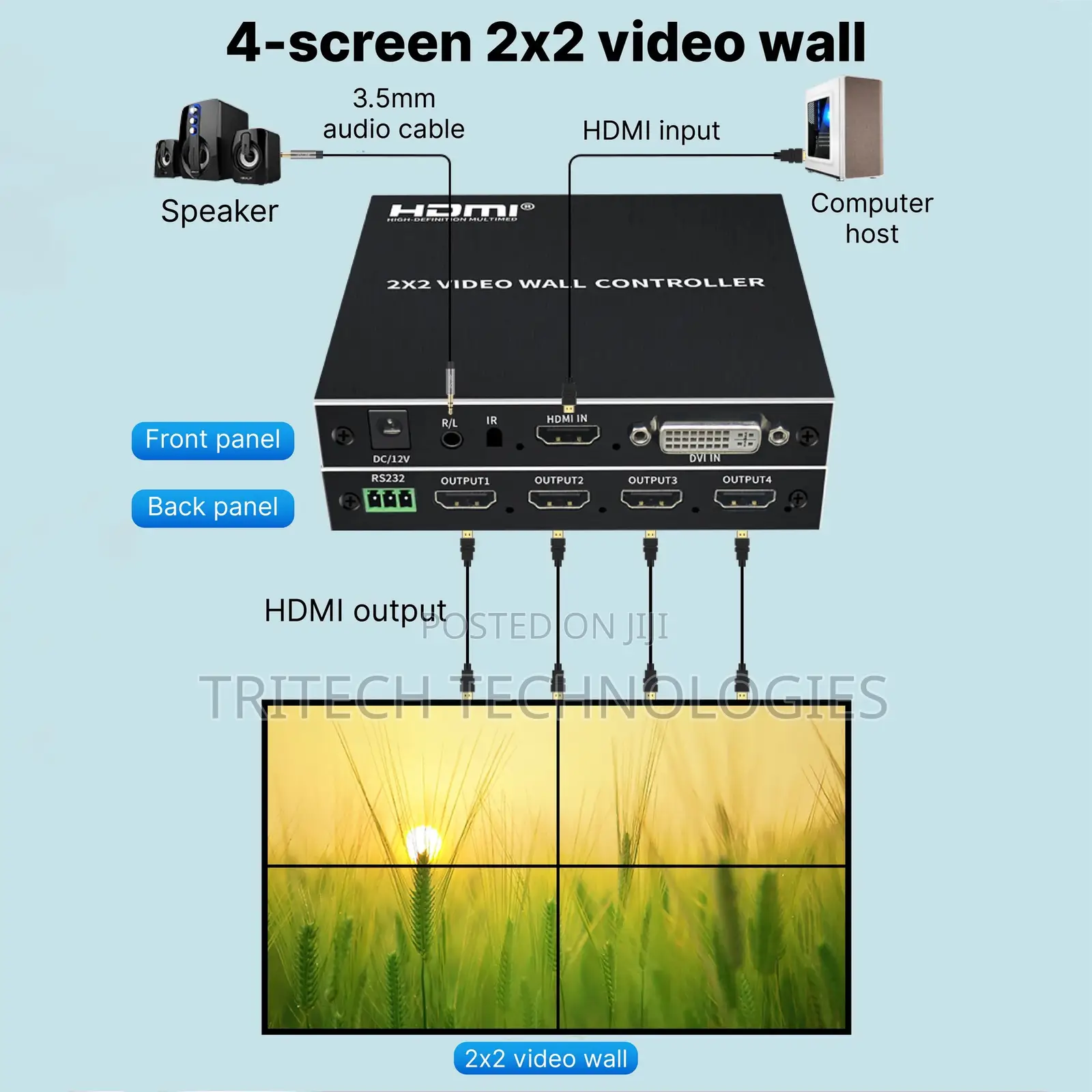 2x2 Video Wall Controler in Lapaz - Accessories & Supplies for ...