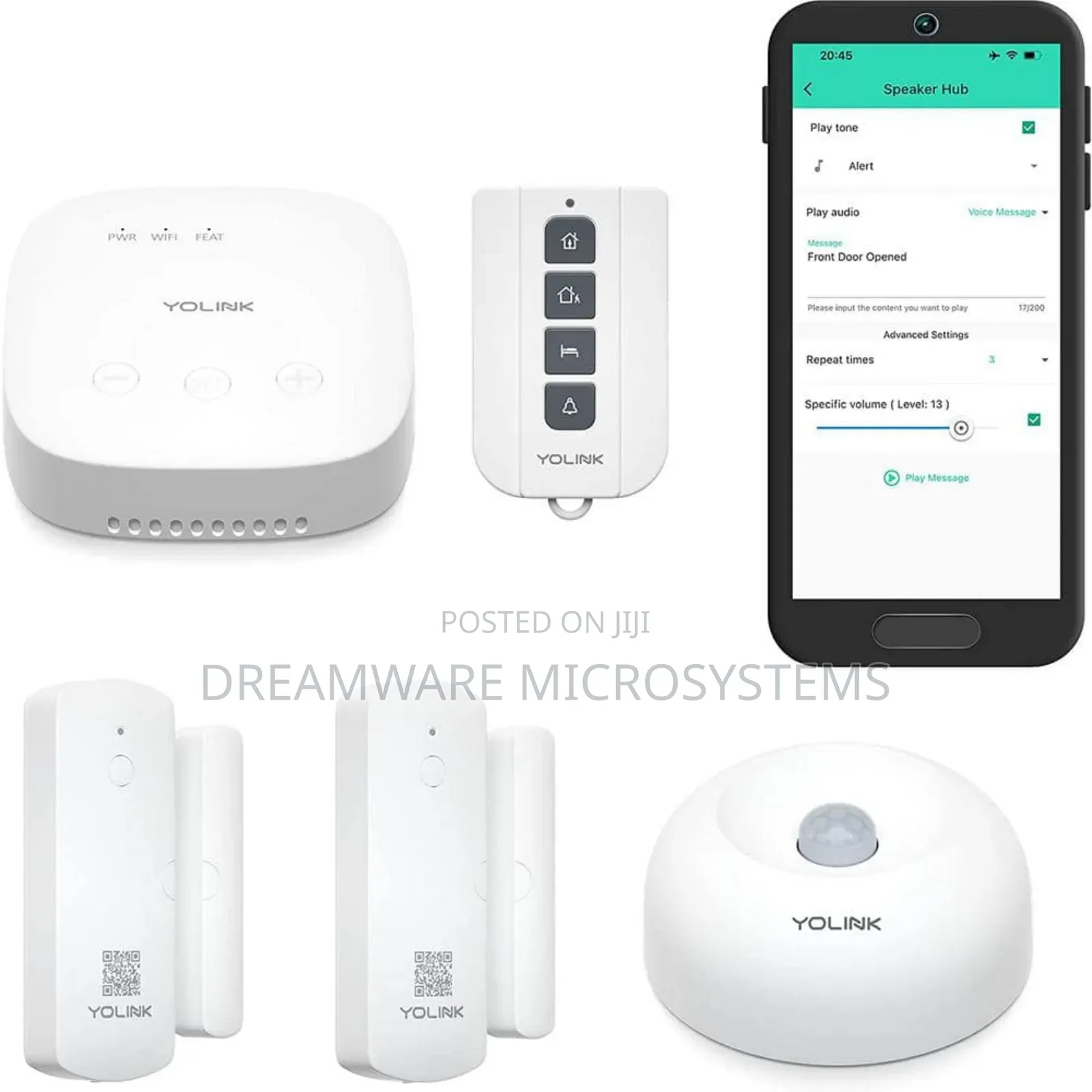 Yolink Hub Door and Motion Sensors Combo in Odorkor - Security ...
