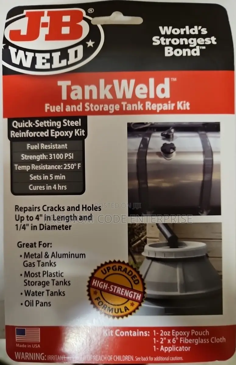 Metal Fuel Tank Repair Kit – Permanent Gas Diesel Tank Repair Epoxy for ...