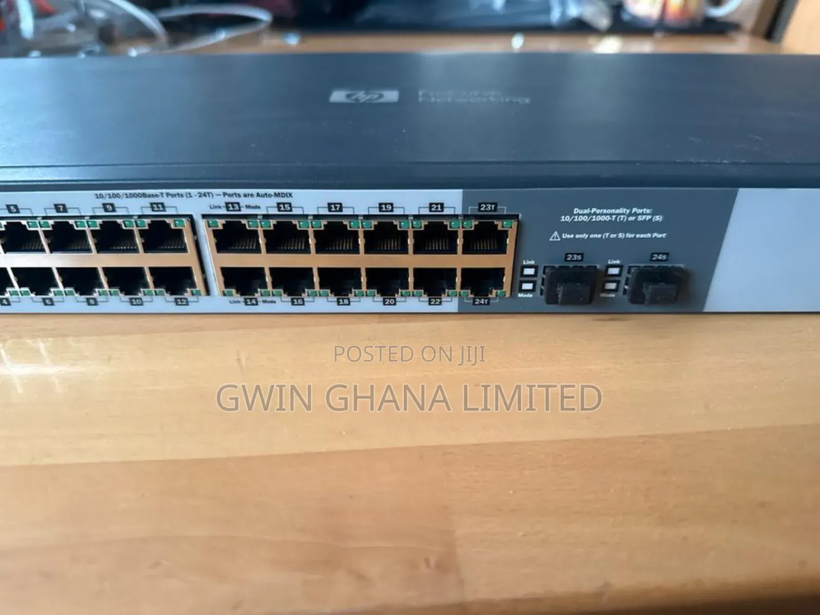Hp Procurve 1810g-24 Port Gigabit Switch + SFP in Gbawe - Networking ...