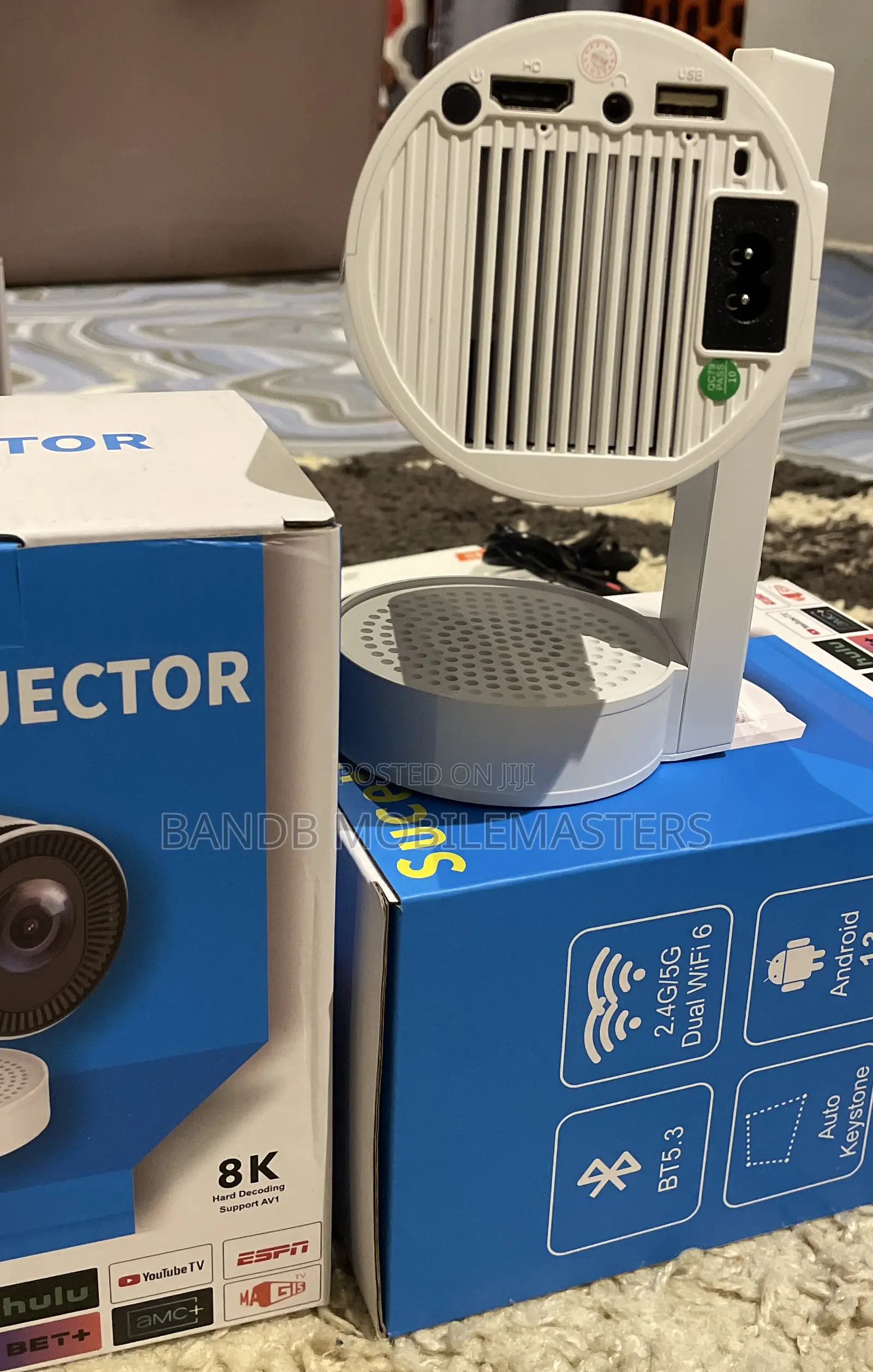 Smart Projector 360• Full Hd Resolution Wifi 5g Bluetooth Android13 in ...