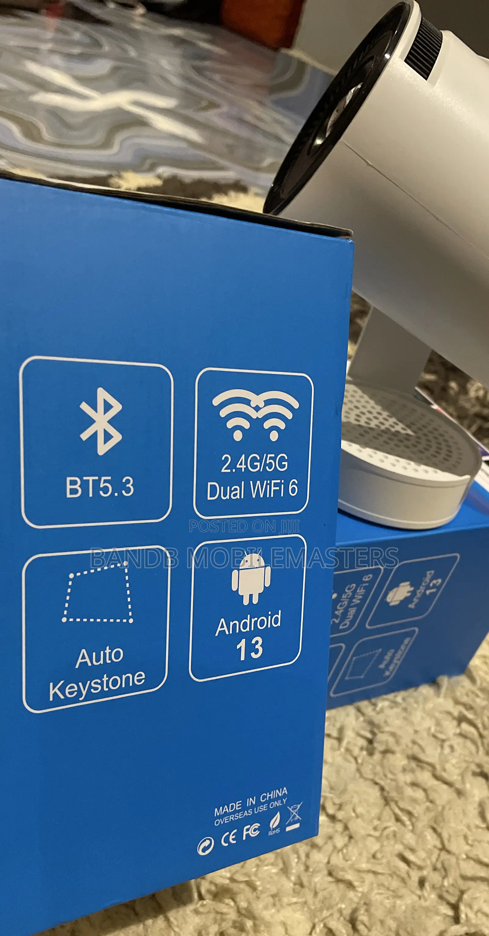 Smart Projector 360• Full Hd Resolution Wifi 5g Bluetooth Android13 in ...