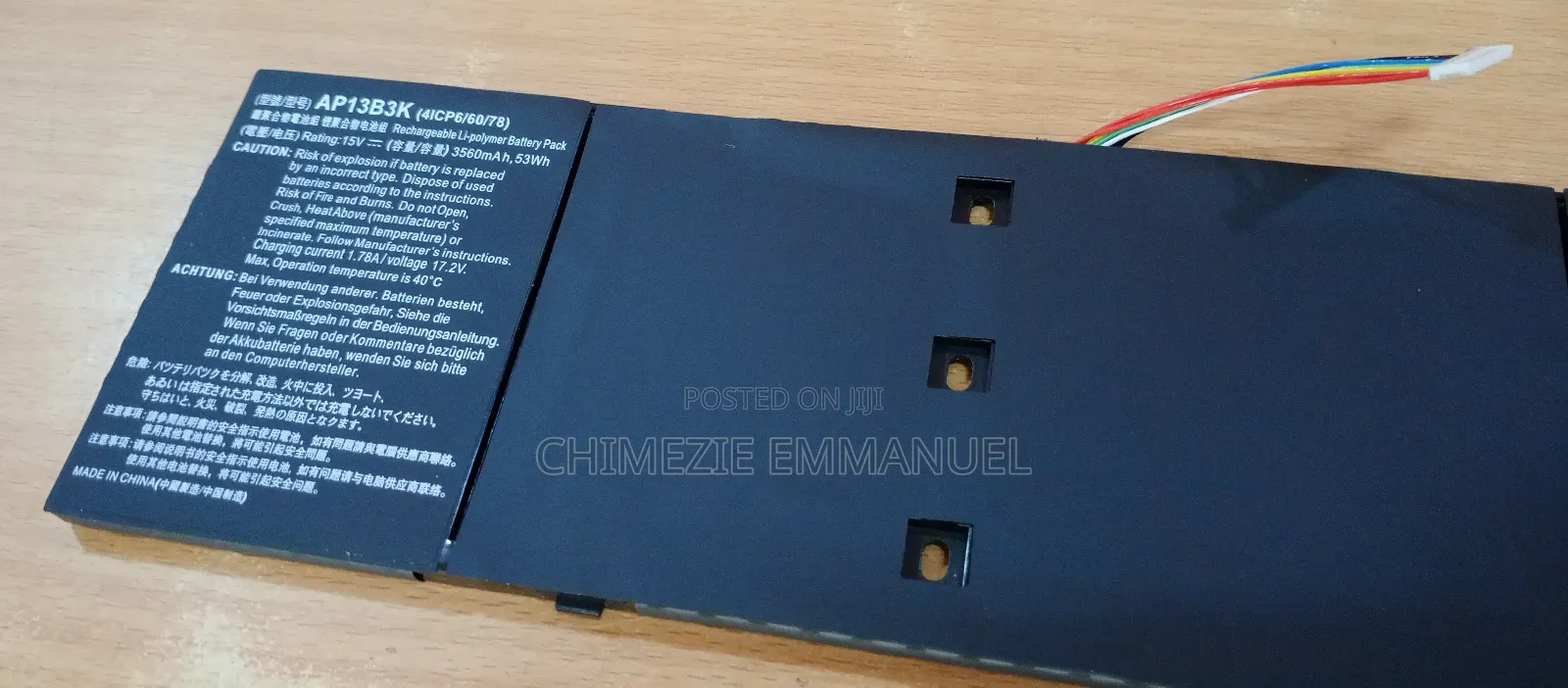 Acer Battery Ap13b3k in Tema Metropolitan - Computer Accessories , Cue ...