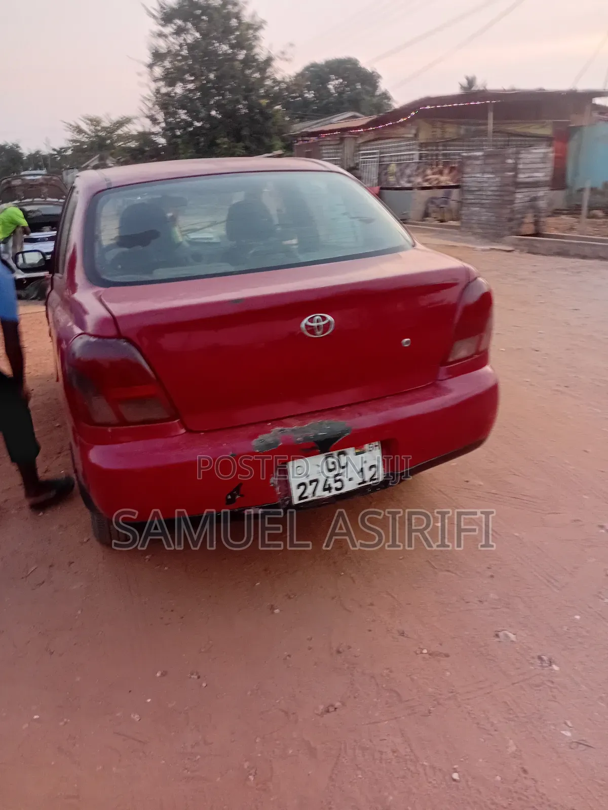 Toyota Echo Sedan 2005 Red in Accra Metropolitan - Cars, Samuel Asirifi ...