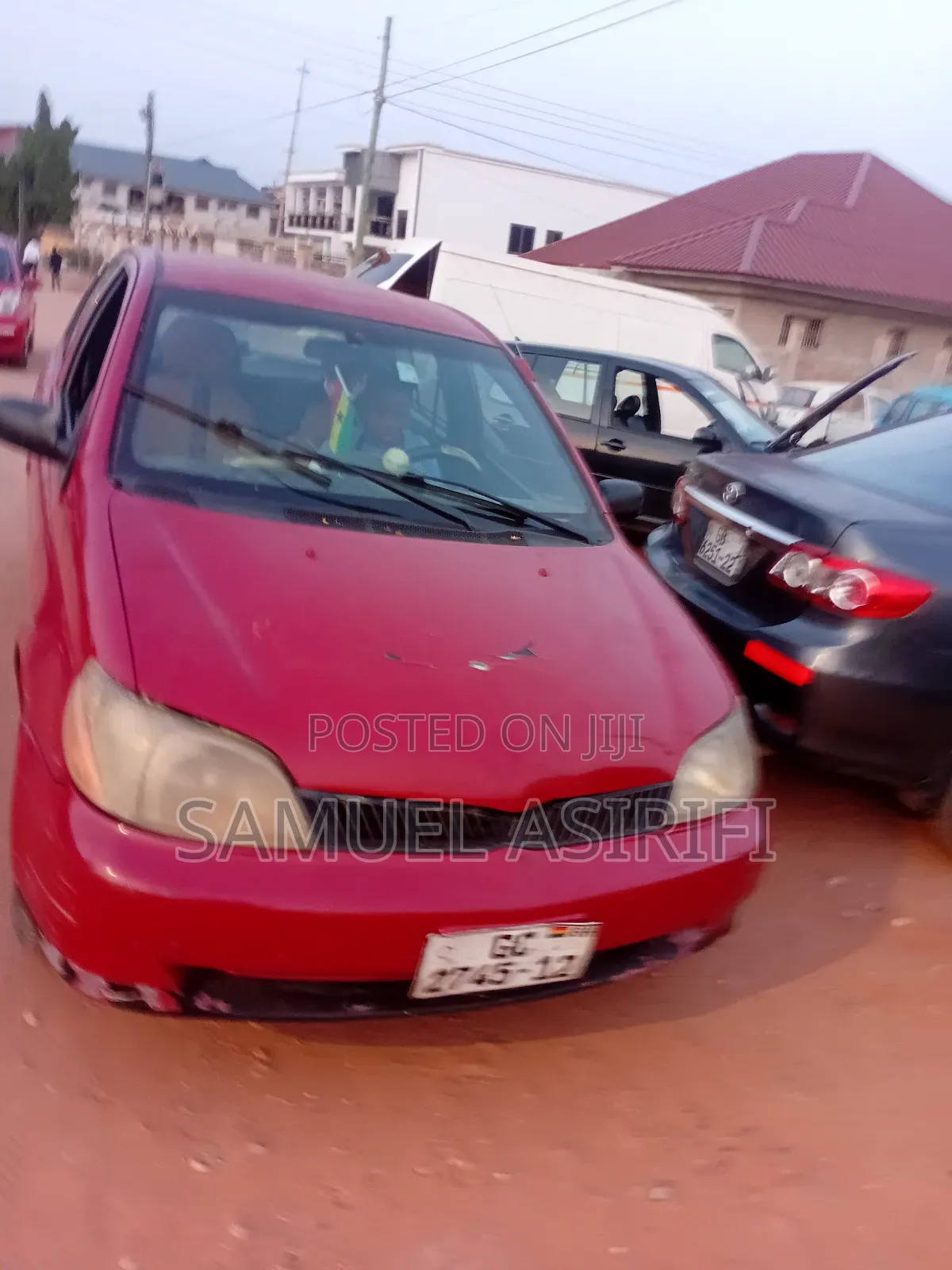 Toyota Echo Sedan 2005 Red in Accra Metropolitan - Cars, Samuel Asirifi ...
