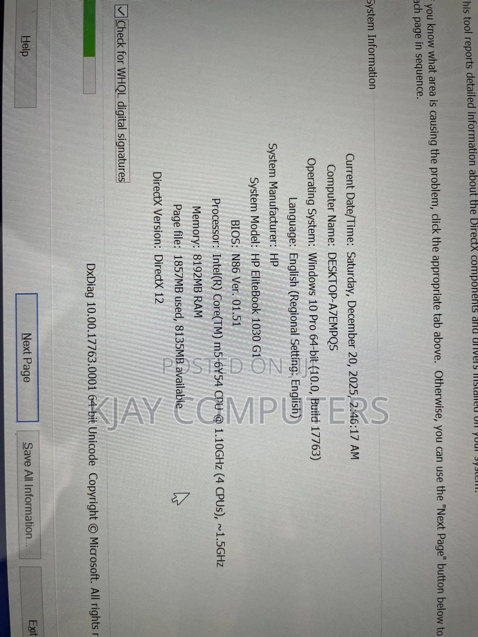 Laptop HP EliteBook 1030 G1 18GB Intel Core Ultra 5 SSD 256GB in Kasoa ...