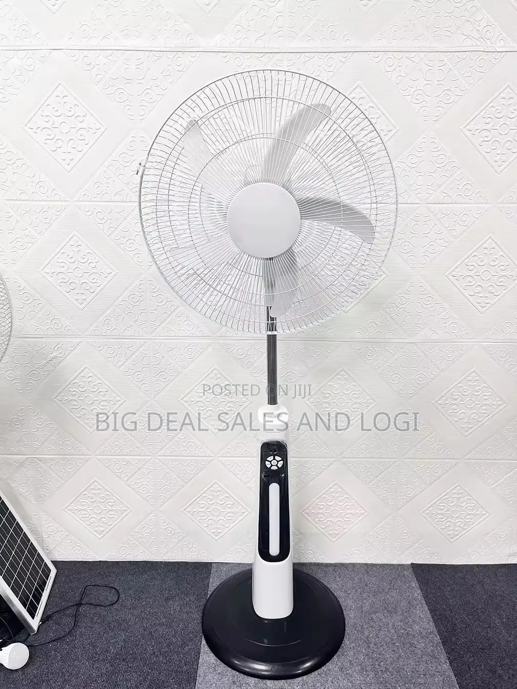 Electric Fan With Solar Panel and Mosquito Repellent Bulbs in Awutu ...