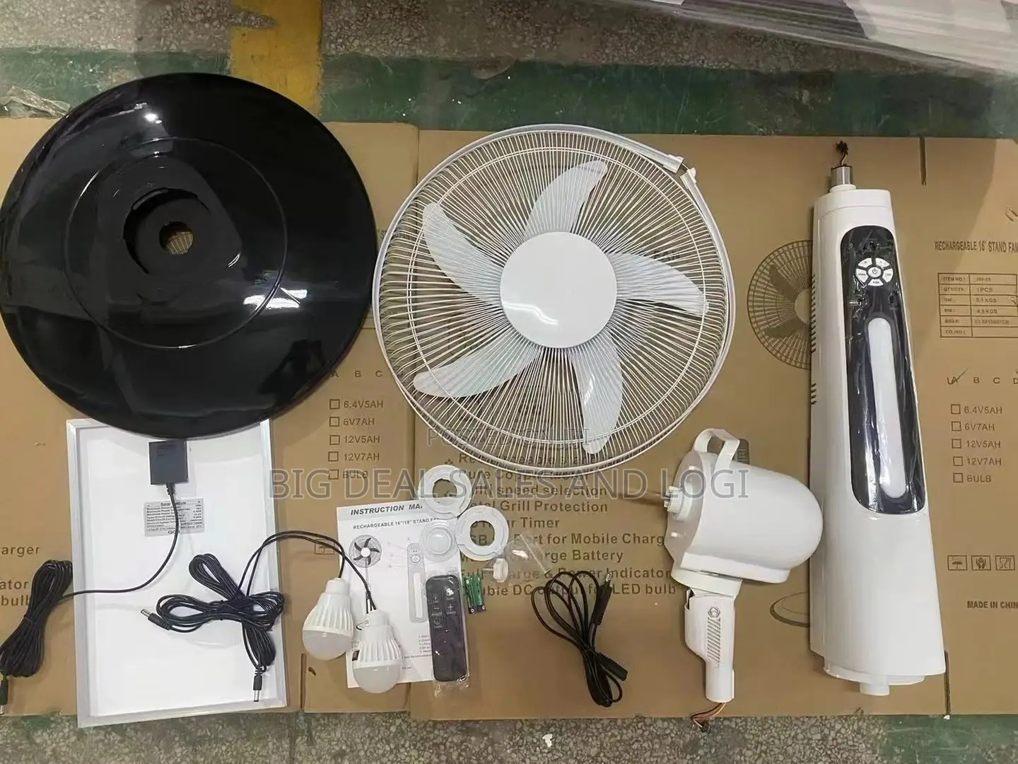 Electric Fan With Solar Panel and Mosquito Repellent Bulbs in Awutu ...