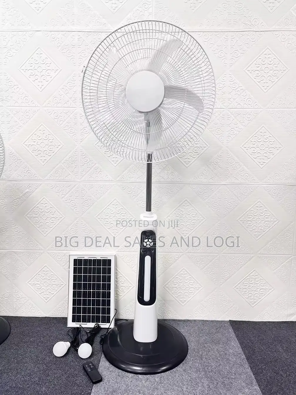 Electric Fan With Solar Panel and Mosquito Repellent Bulbs in Awutu ...