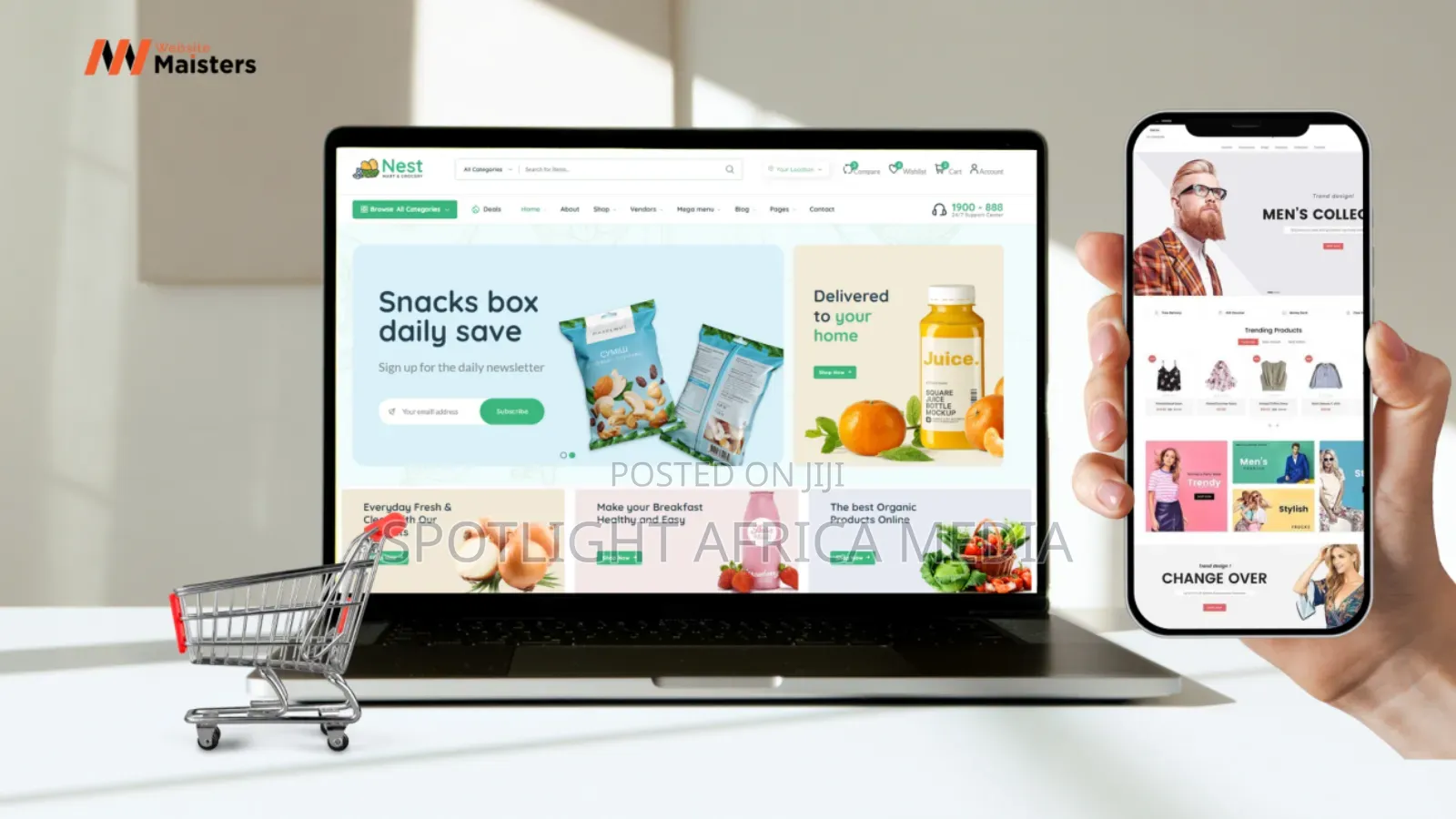 Online Store Website Development With Multiple Payment Systems in ...