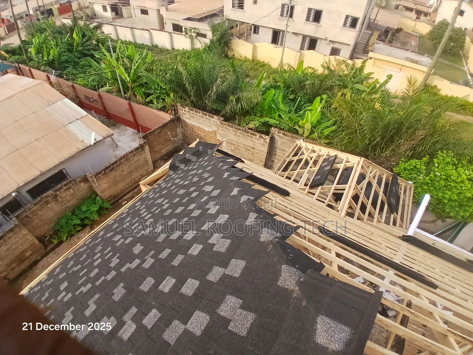 Shingles Black and White Rain Gutter in Pokuase - Building Materials ...
