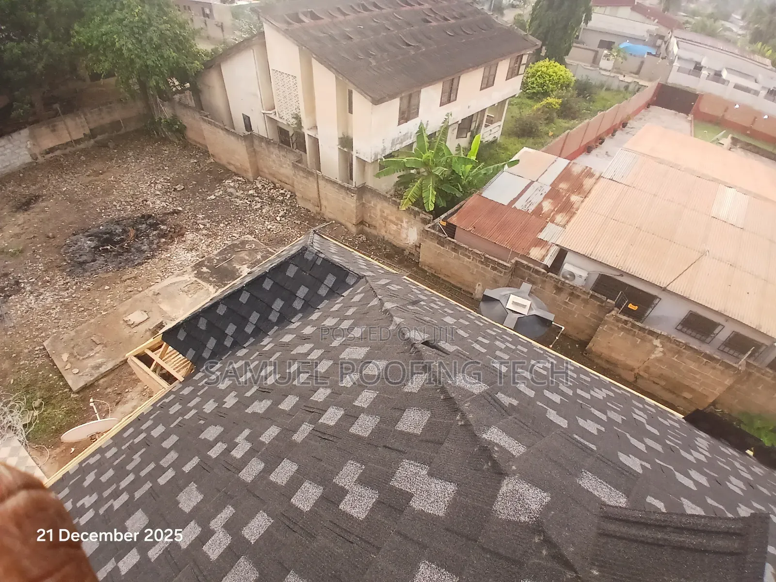 Shingles Black and White Rain Gutter in Pokuase - Building Materials ...