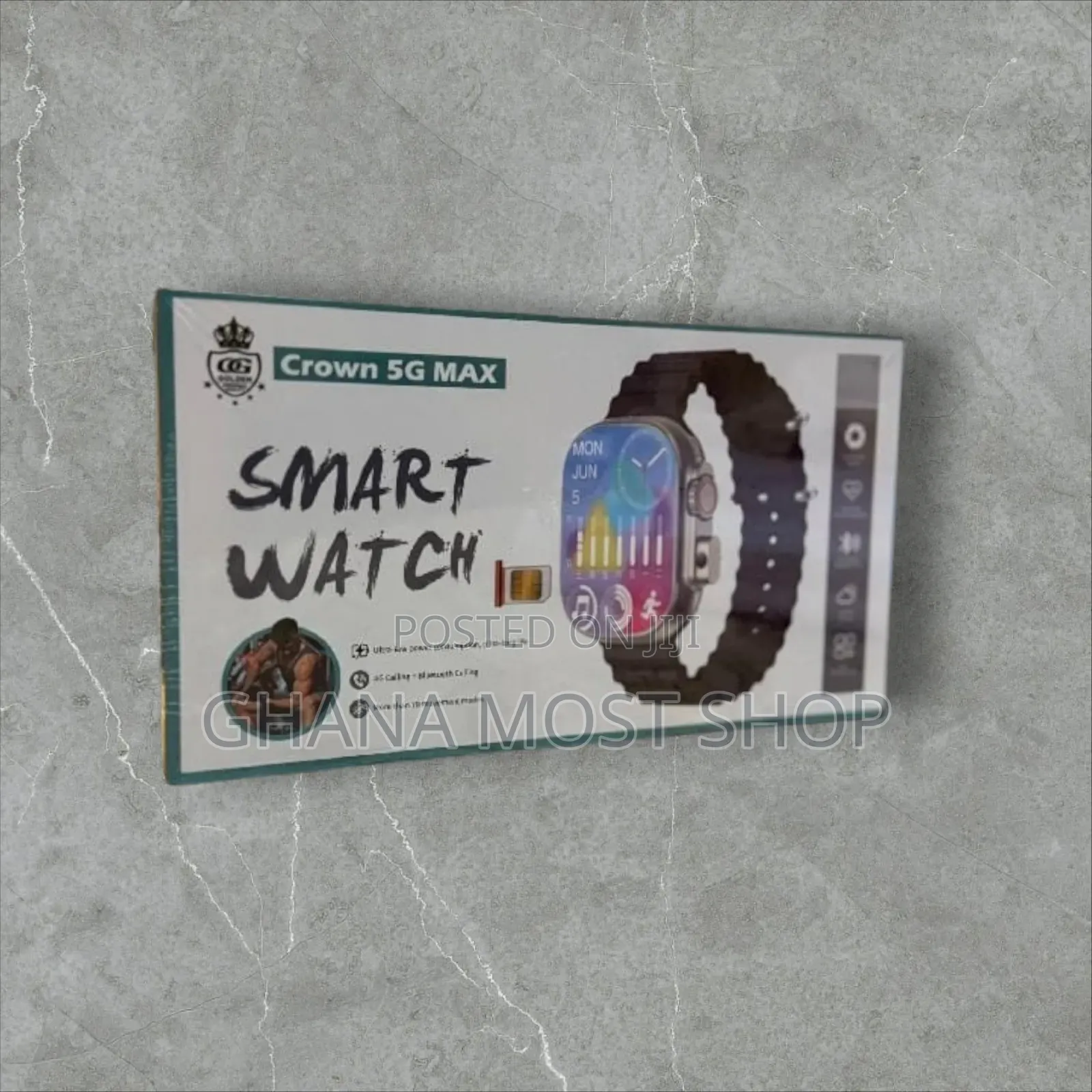 Crown 5g Max Smart Watch Sim Card Slot Ultra Long Life(363869) in ...