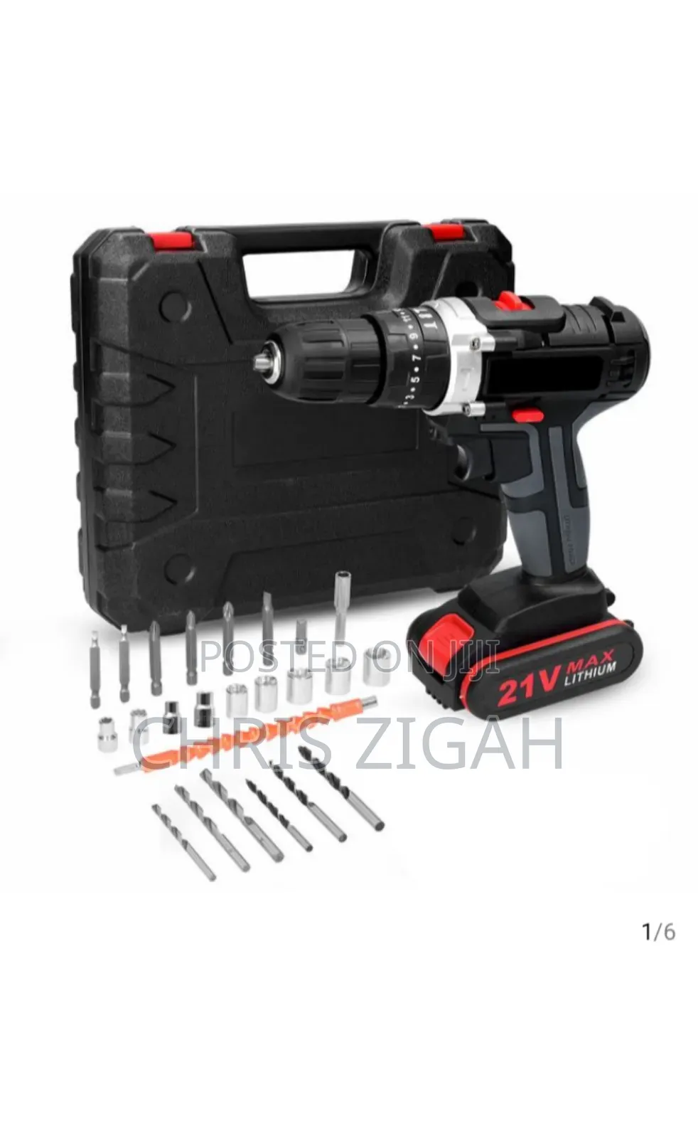 Cordless Drill One Battery 21v With Accessories in Ashomang Estate ...