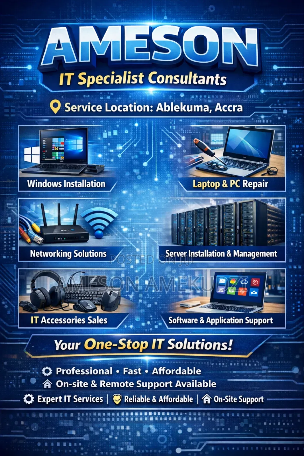 Immanuel Ameson in Ablekuma - Computer & IT Services, Immanuel Ameson ...