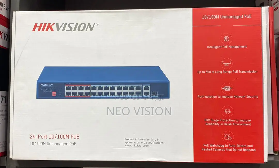 Hikvision 24 Port Unmanaged Poe Switch in Accra Metropolitan ...
