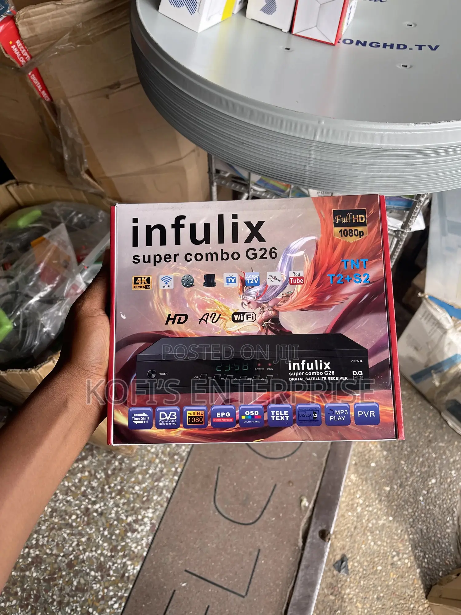 Infulix Combo Decoder in Accra Metropolitan - TV & DVD Equipment, Kofi ...