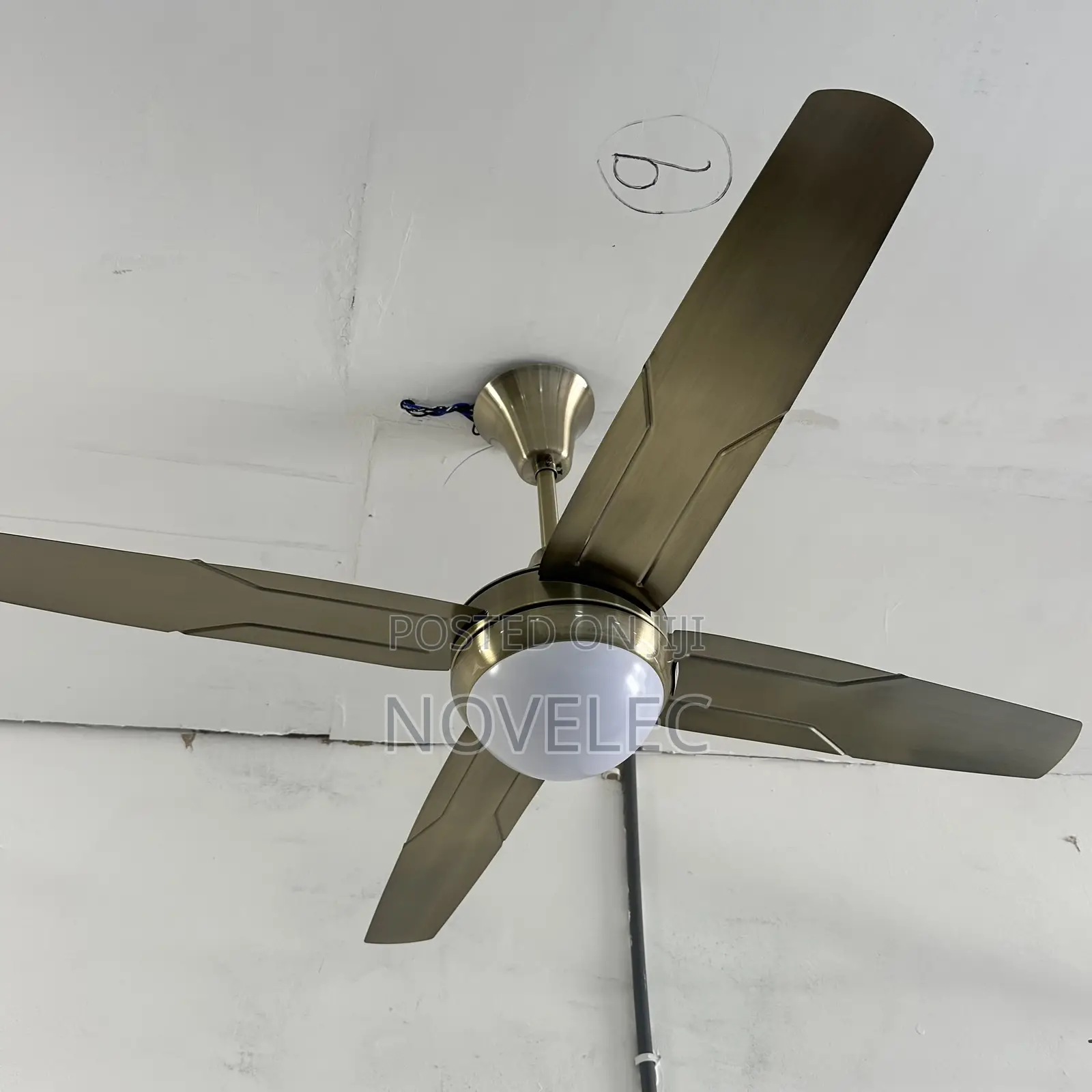 Ultra-Modern 4-Blade Luxury Ceiling Fan (Led + Remote) in Accra ...