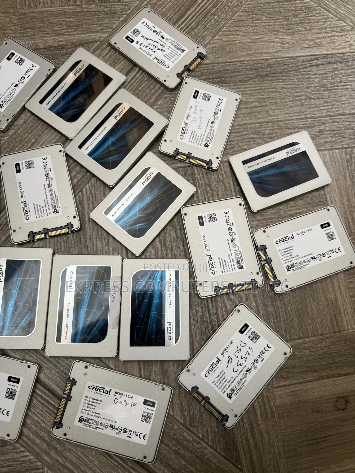 Crucial Mx500 2.5 Sata (250gb) Ssd Drive, Uk Pre Owned Original in ...