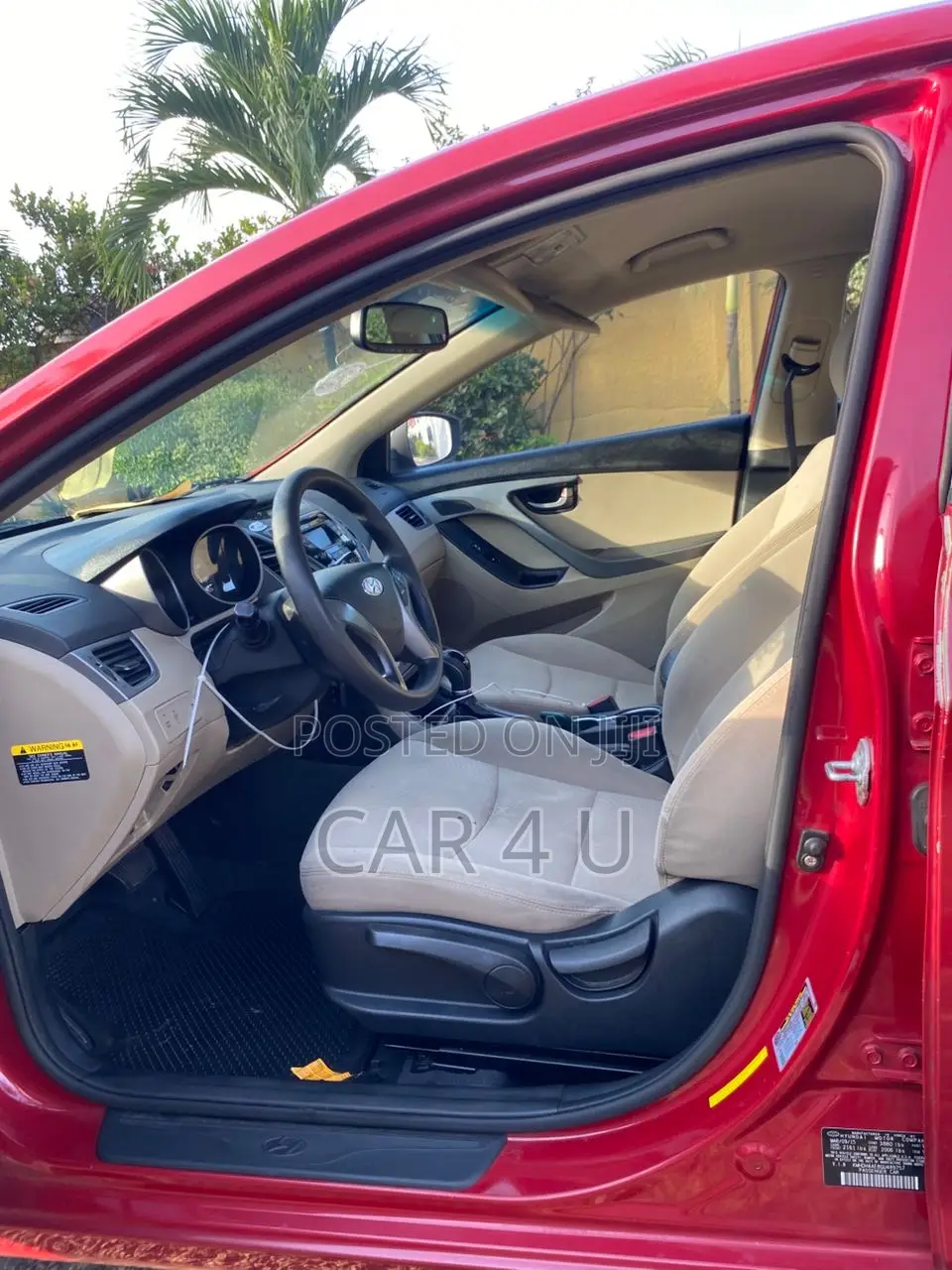 Hyundai Elantra 2013 Red in Kotobabi - Cars, Anthony Nyarko-mensah ...