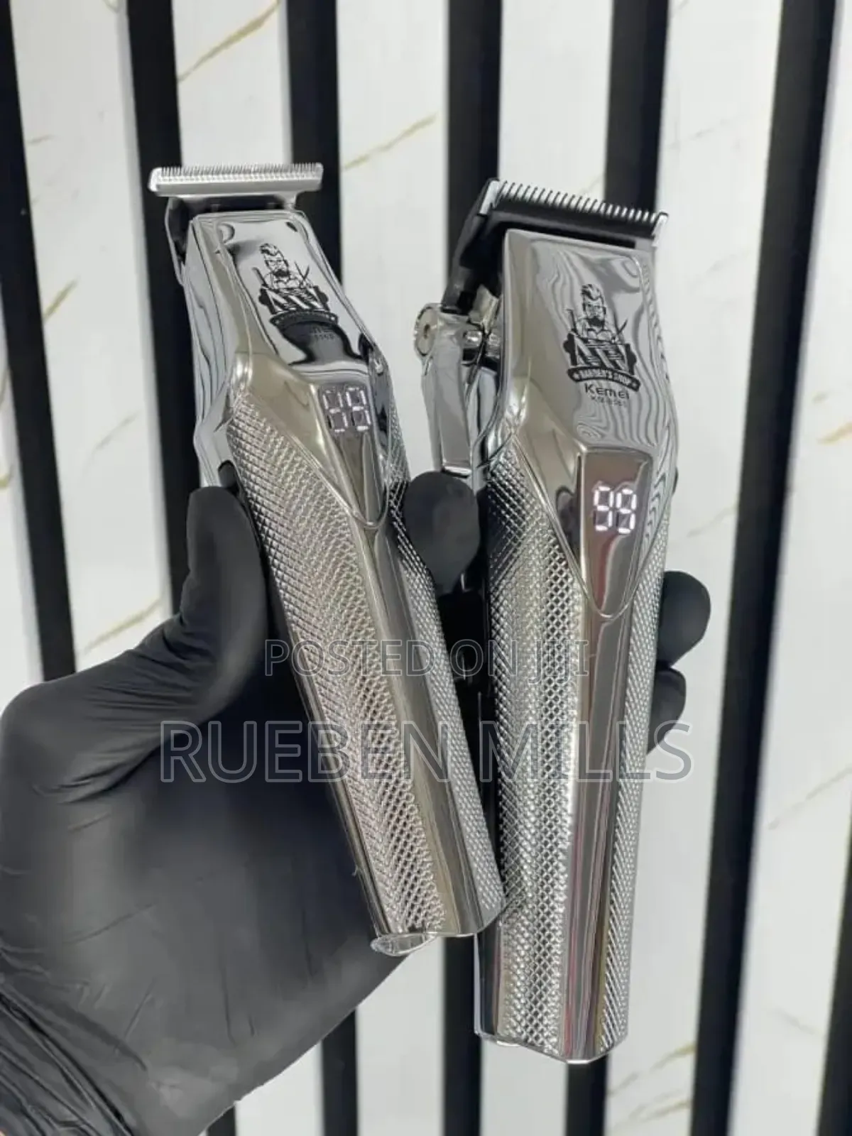 Double Combo Kemei Km 8565 Barbering Machine Plus Beard Trimmer 2 in 1 ...