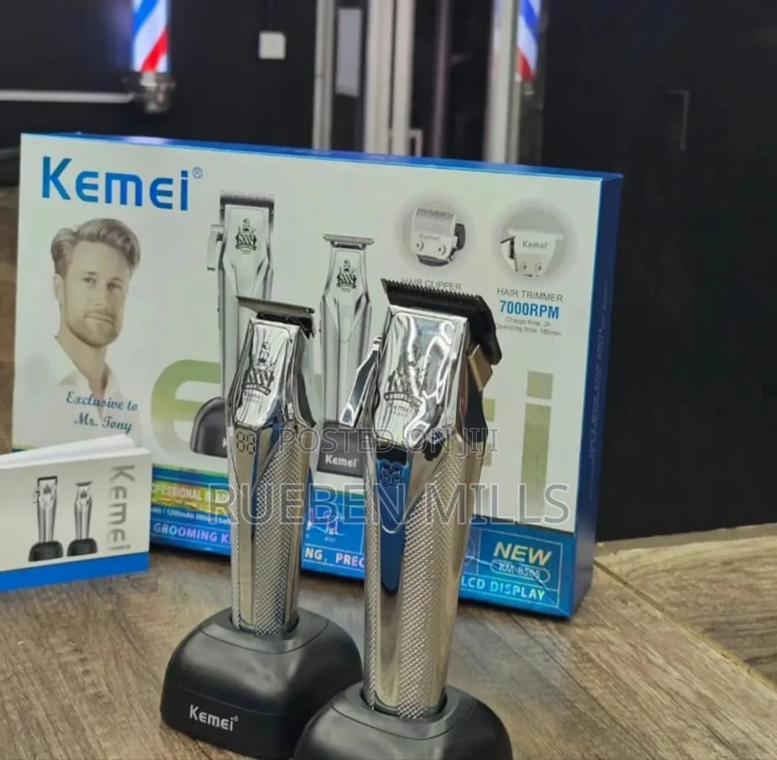 Grooming Upgrade Tools Kemei Km-8565 2 in 1 Barbering Shaving Machine ...