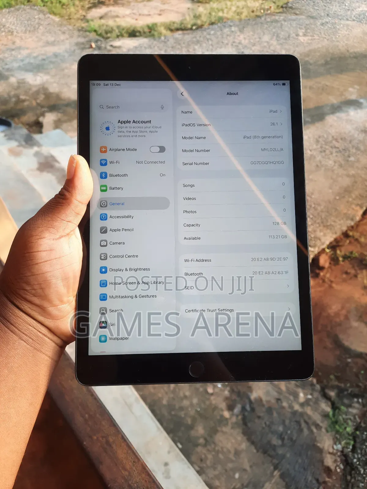 Apple iPad 10.2 (2020) Wi-Fi 128 GB Black in Accra Metropolitan ...