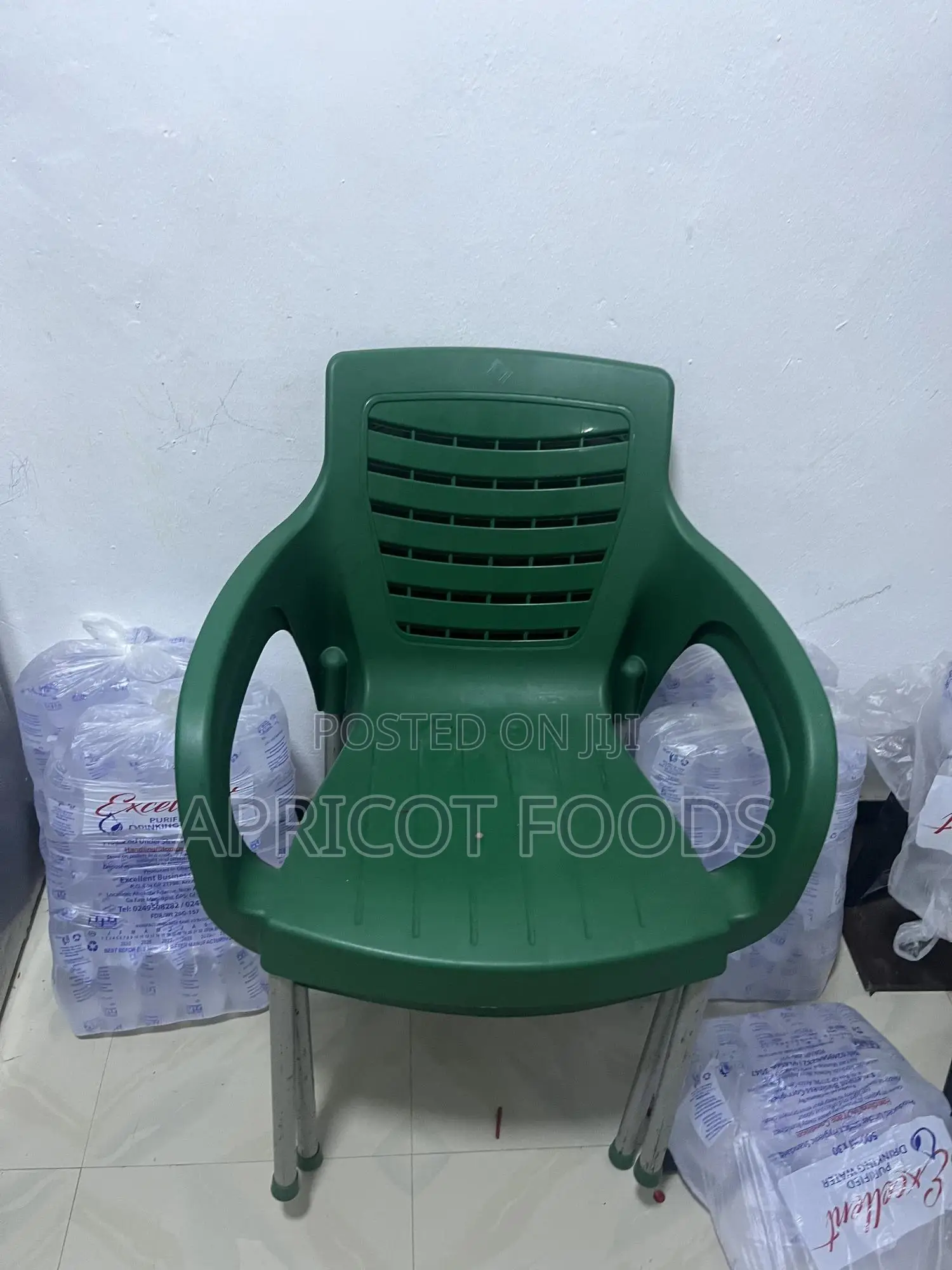 3 Plastic Chairs Green in Adenta - Furniture, Tobi Jane | Jiji.com.gh