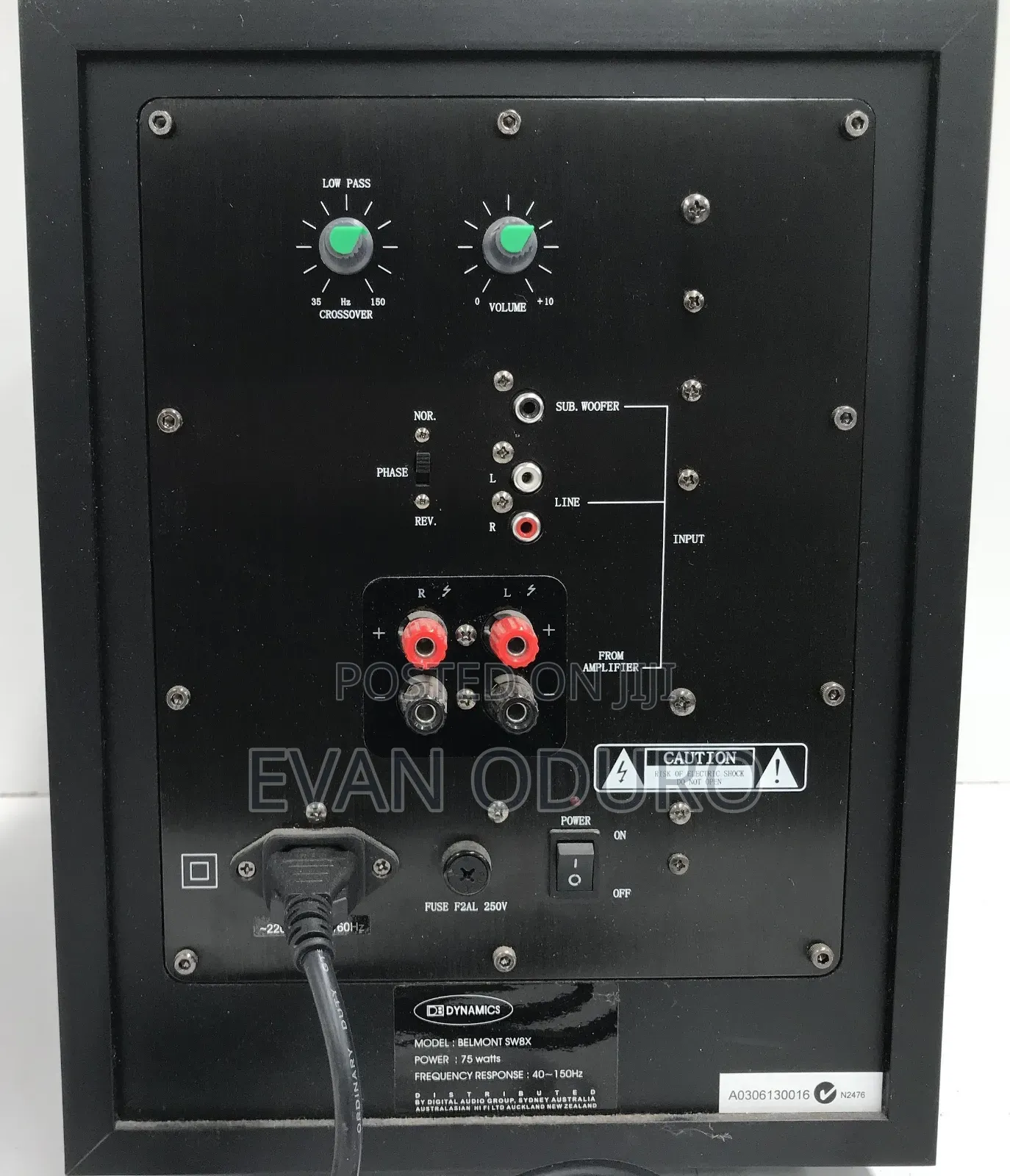 Powerful German Brand Dynamics Active Power Subwoofer -Made in Germany ...