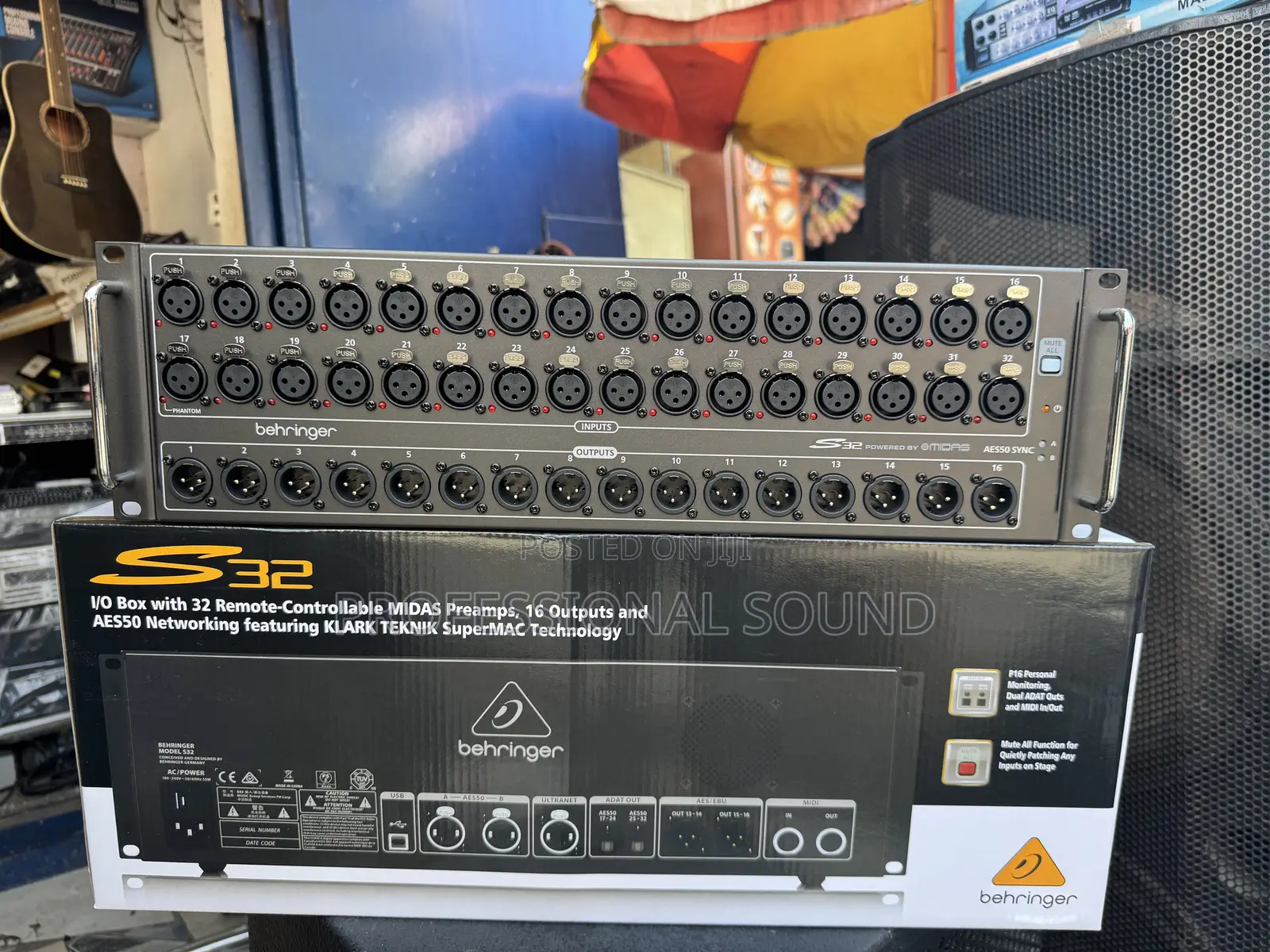 Behringer S32 32-Input / 16-Output Digital Stage Box. in Accra ...
