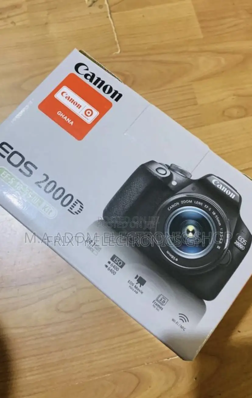 Canon 2000d DSLR - 24.1 Mp 3.0 Screen in Accra Metropolitan - Photo ...