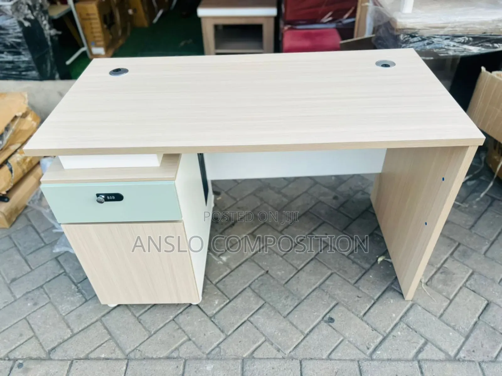 Creamy Officers Table in Teshie - Furniture, Anslo Composition | Jiji ...