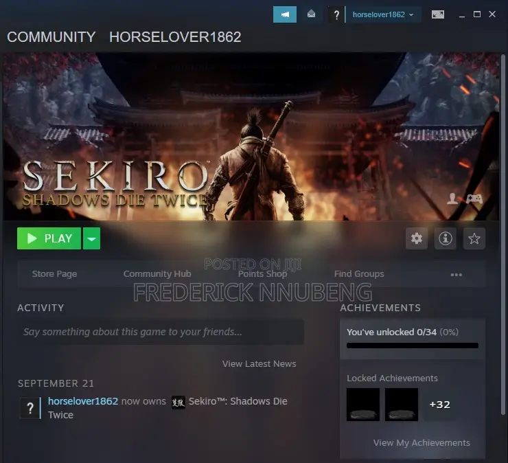 Sekiro: Shadow Die Twice in Kumasi Metropolitan - Video Games ...