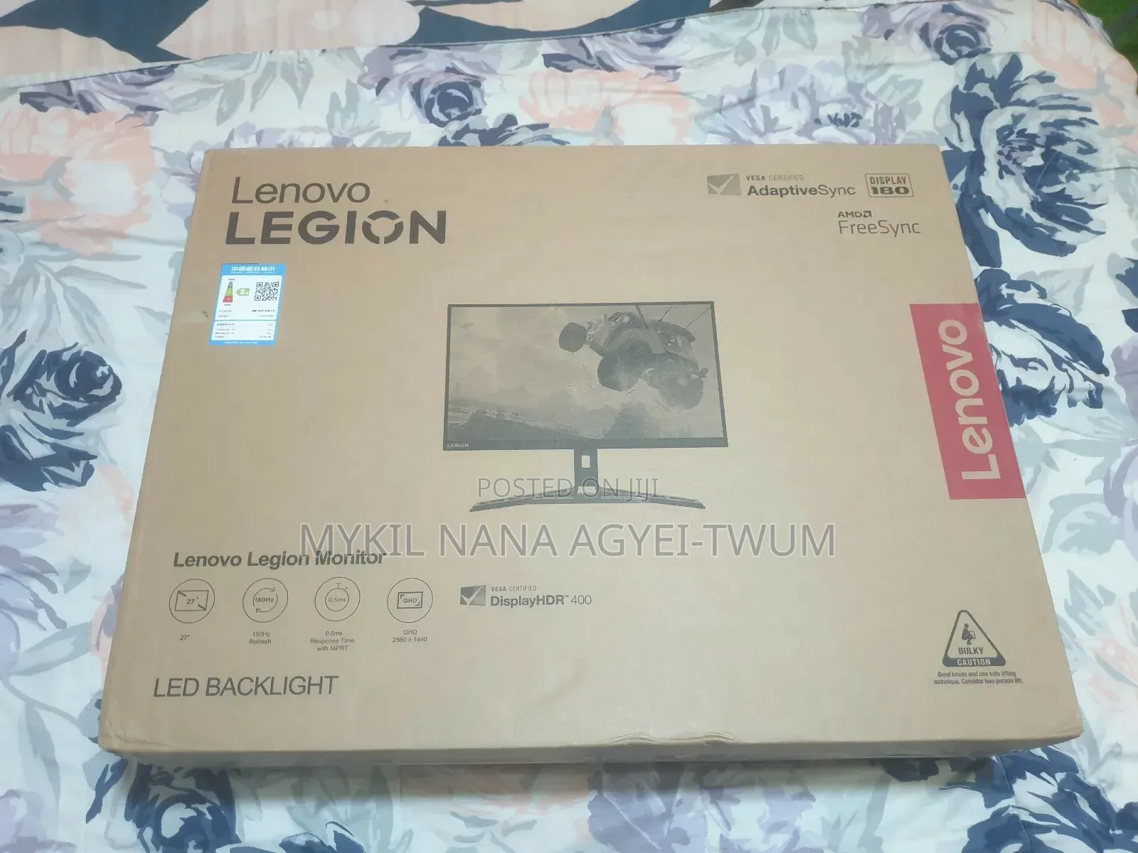 Lenovo Legion Gaming Monitor R27qe 2k 180hz in Adenta - Computer ...