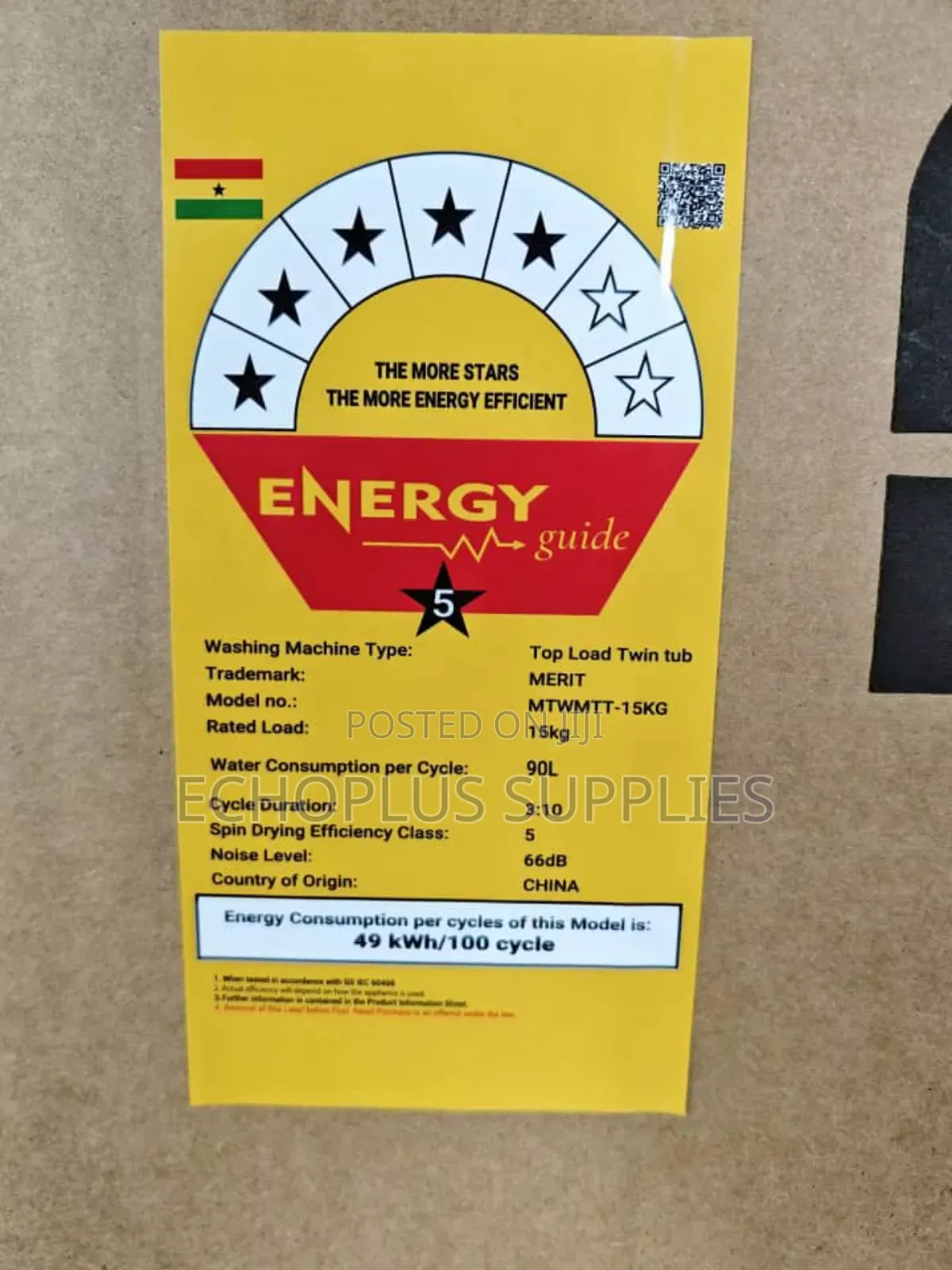 Merit 15kg Washing Machine in Kumasi Metropolitan - Home Appliances ...