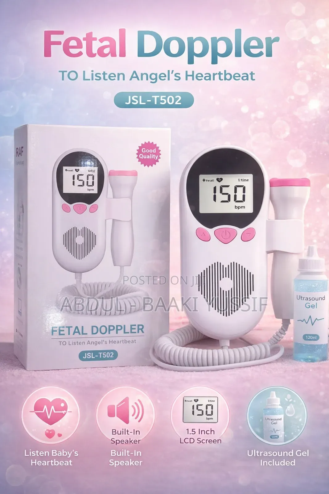 Fetal Doppler for sale - Price: GH₵ 299 on Jiji.com.gh [Kokomlemle]