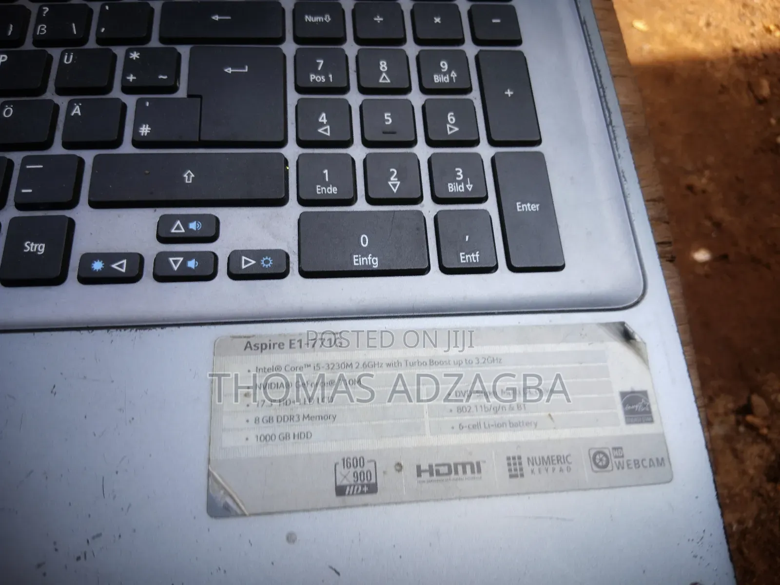 Laptop Acer Aspire 1 4GB Intel Core i5 HDD 256GB in Achimota - Laptops ...