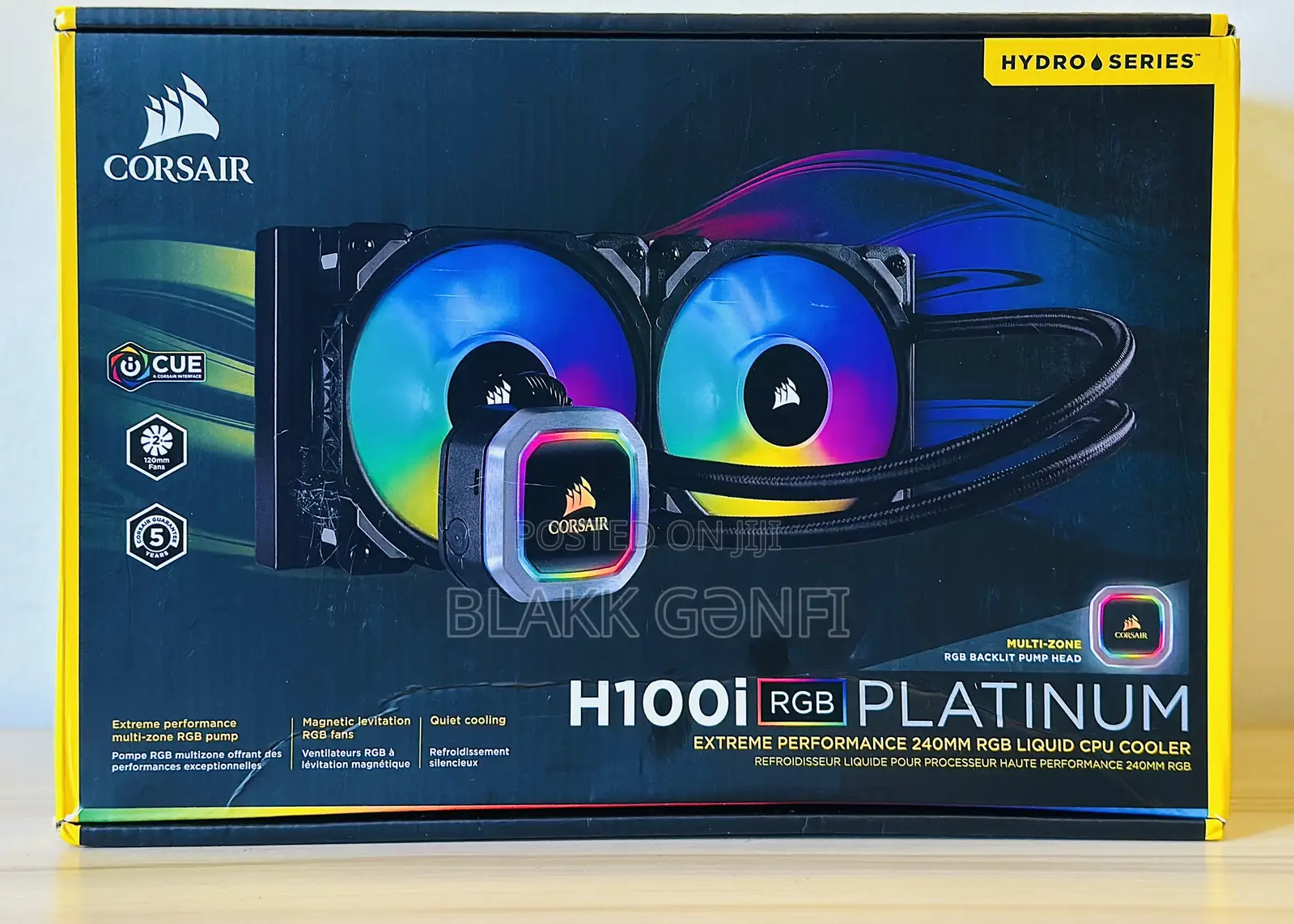 Corsair H100i Rgb Platinum 240mm Liquid Cooler in Kumasi Metropolitan ...