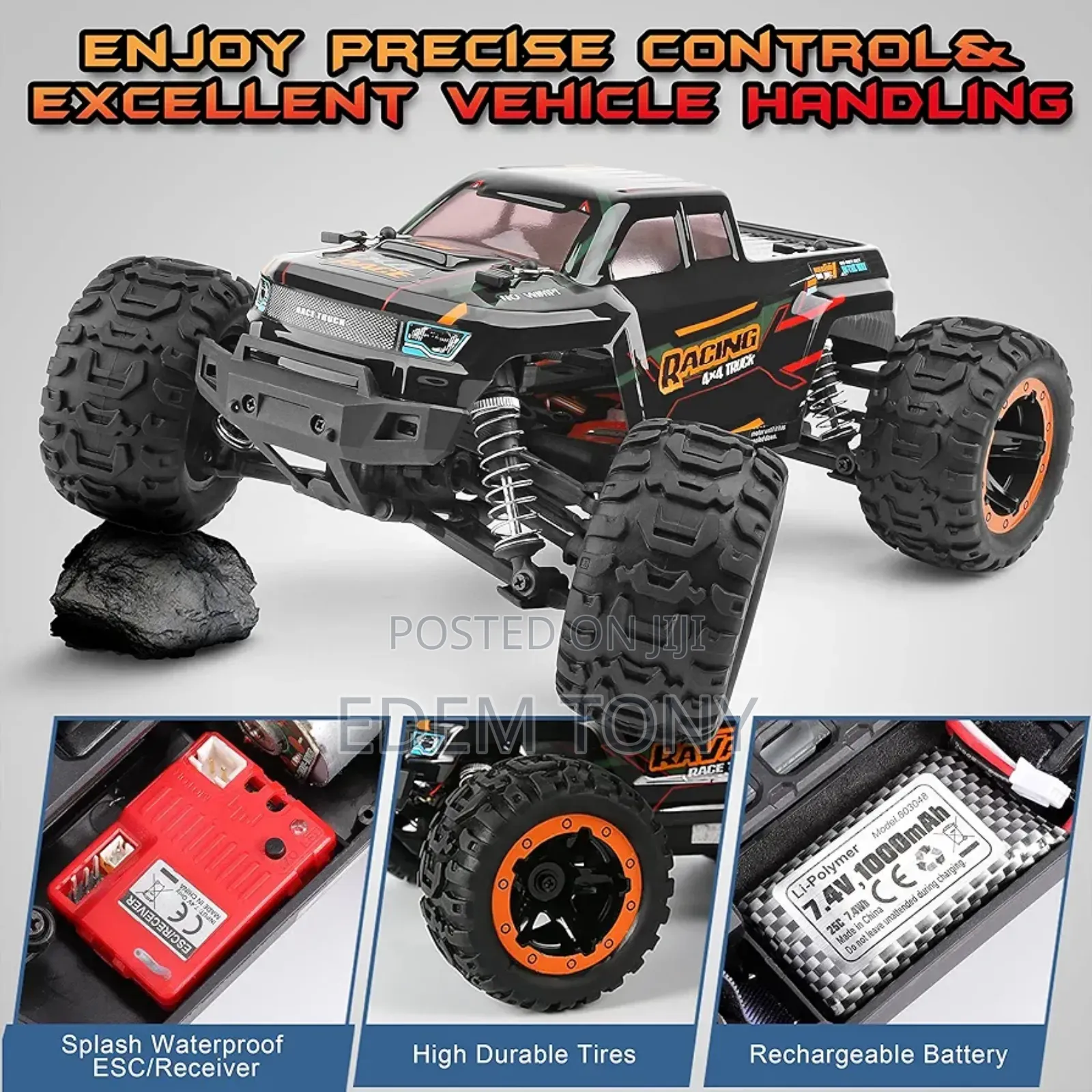 Haiboxing (Hbx) 16889 1:16 Scale 4wd Remote Control Monster Truck in ...