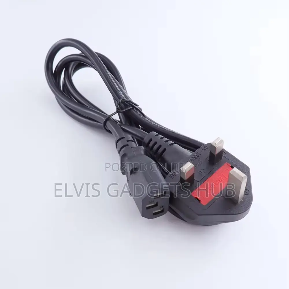 3-Pin Universal Power Cord With Fuse in Tema Metropolitan - Accessories ...