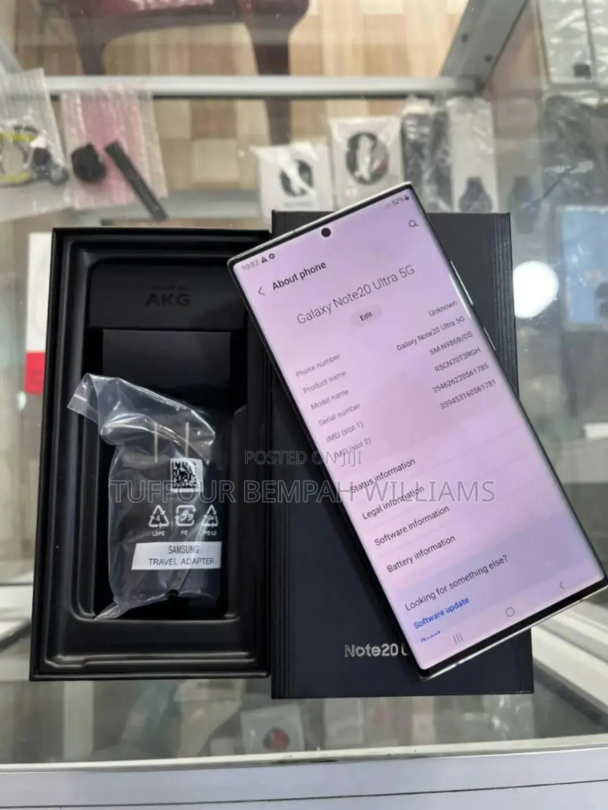 New Samsung Galaxy Note 20 Ultra 5G 256 GB Silver in Awoshie - Mobile ...