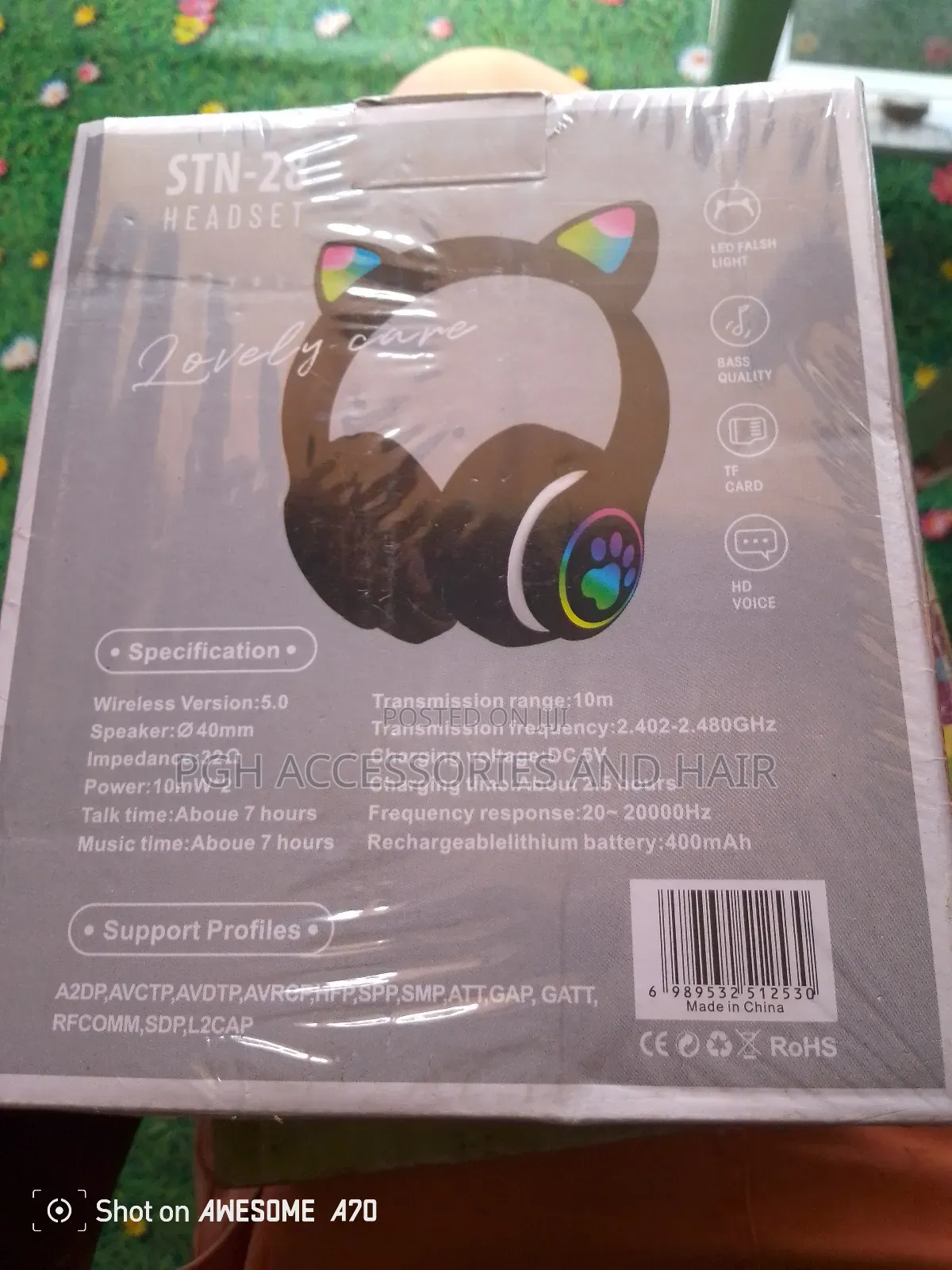 Wireless Cat Headset in Kumasi Metropolitan - Headphones, Diamond Ella ...