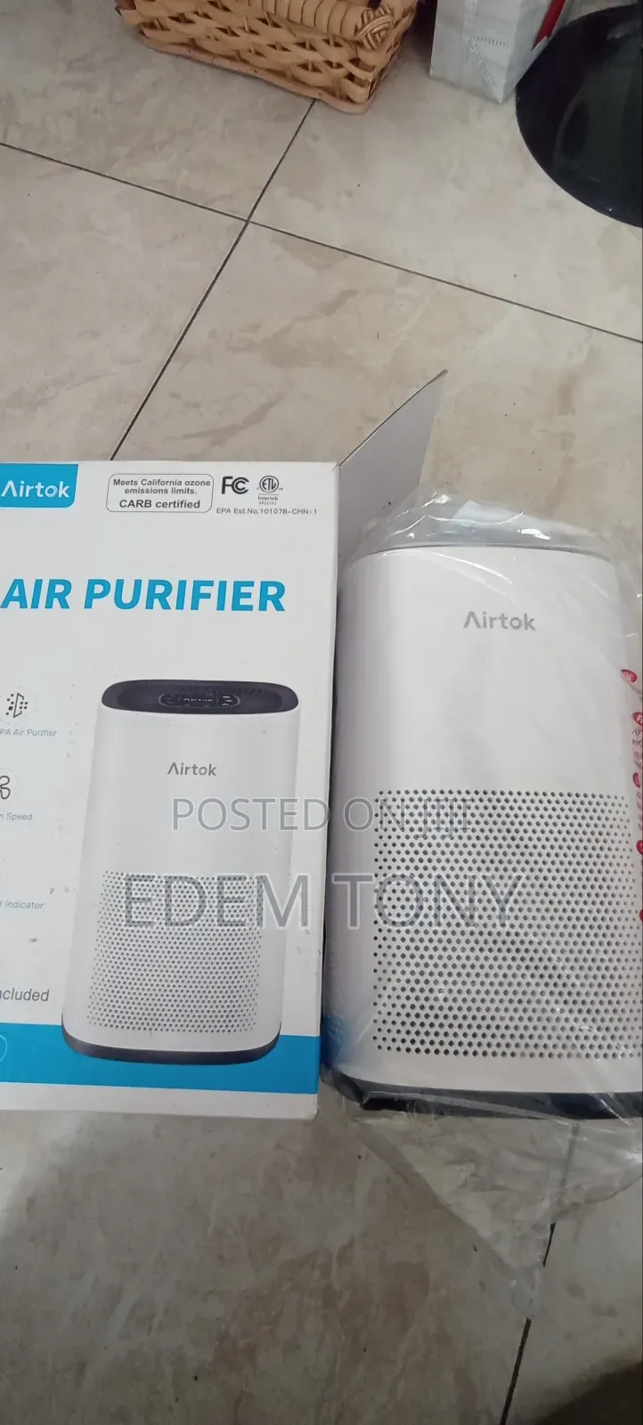 Airtok Air Purifier in Accra Metropolitan - Home Appliances, Edem Tony ...