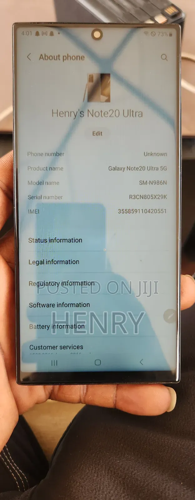 Samsung Galaxy Note 20 Ultra 5G 256 GB Rose Gold in Takoradi - Mobile ...
