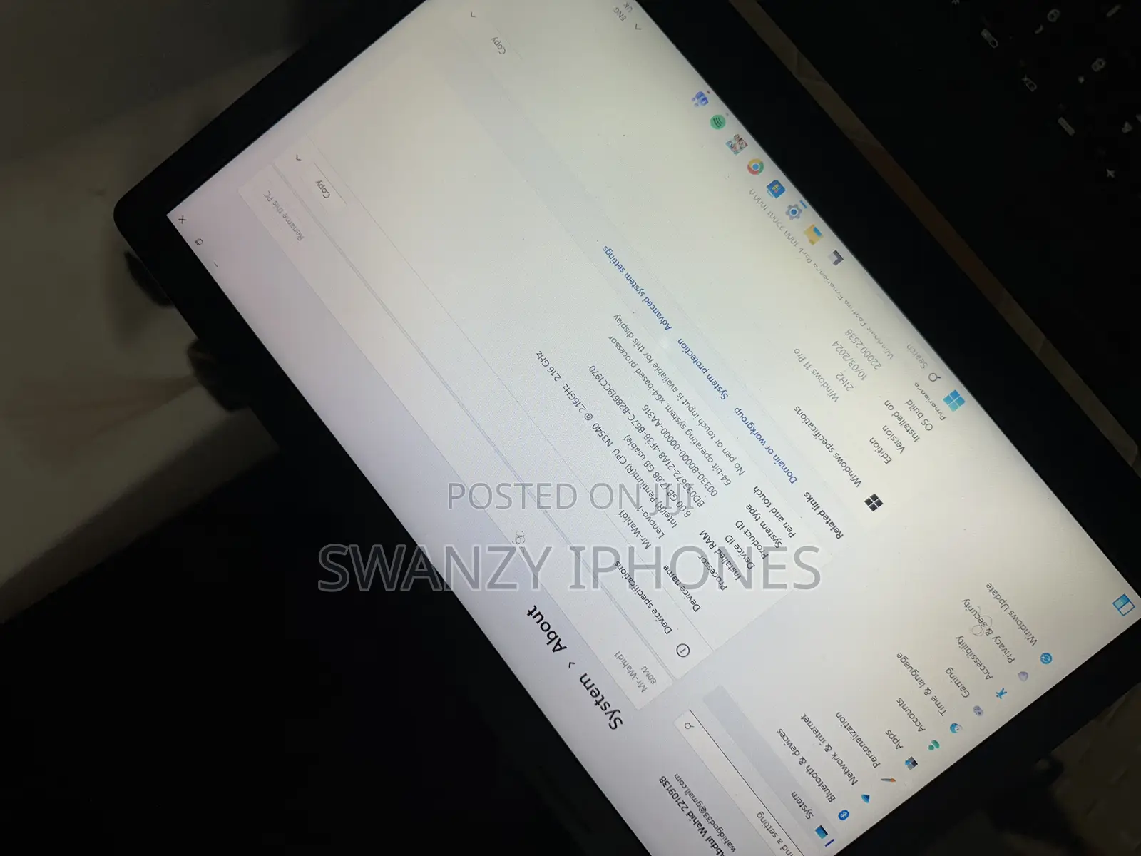 Laptop Lenovo IdeaPad 100 8GB Intel Pentium HDD+SSD 1T in Kumasi ...