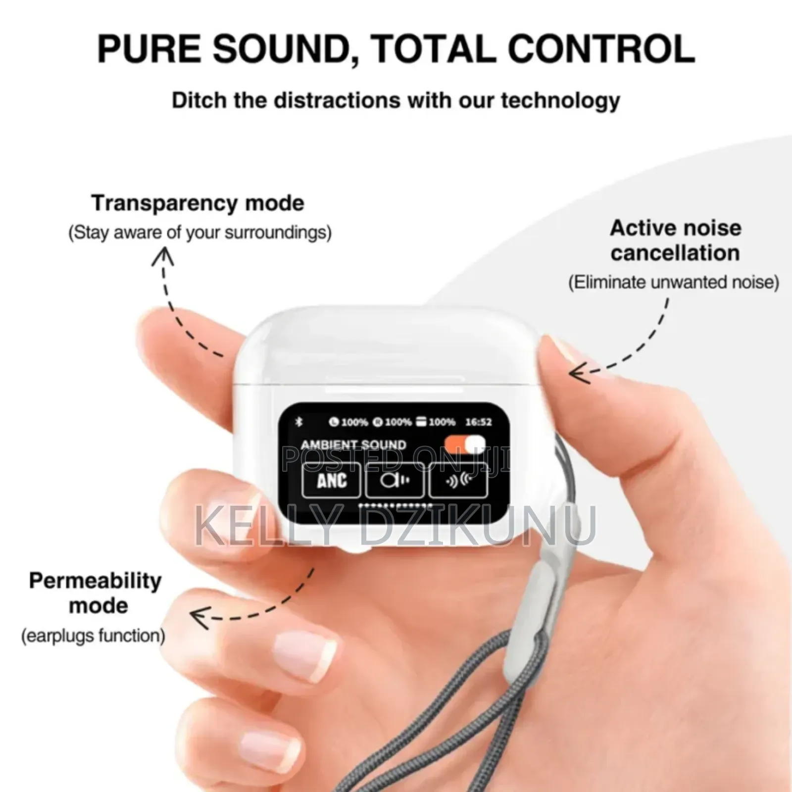 Smart Anc Touchscreen Airpods in Tesano - Headphones, Kelly Dzikunu ...