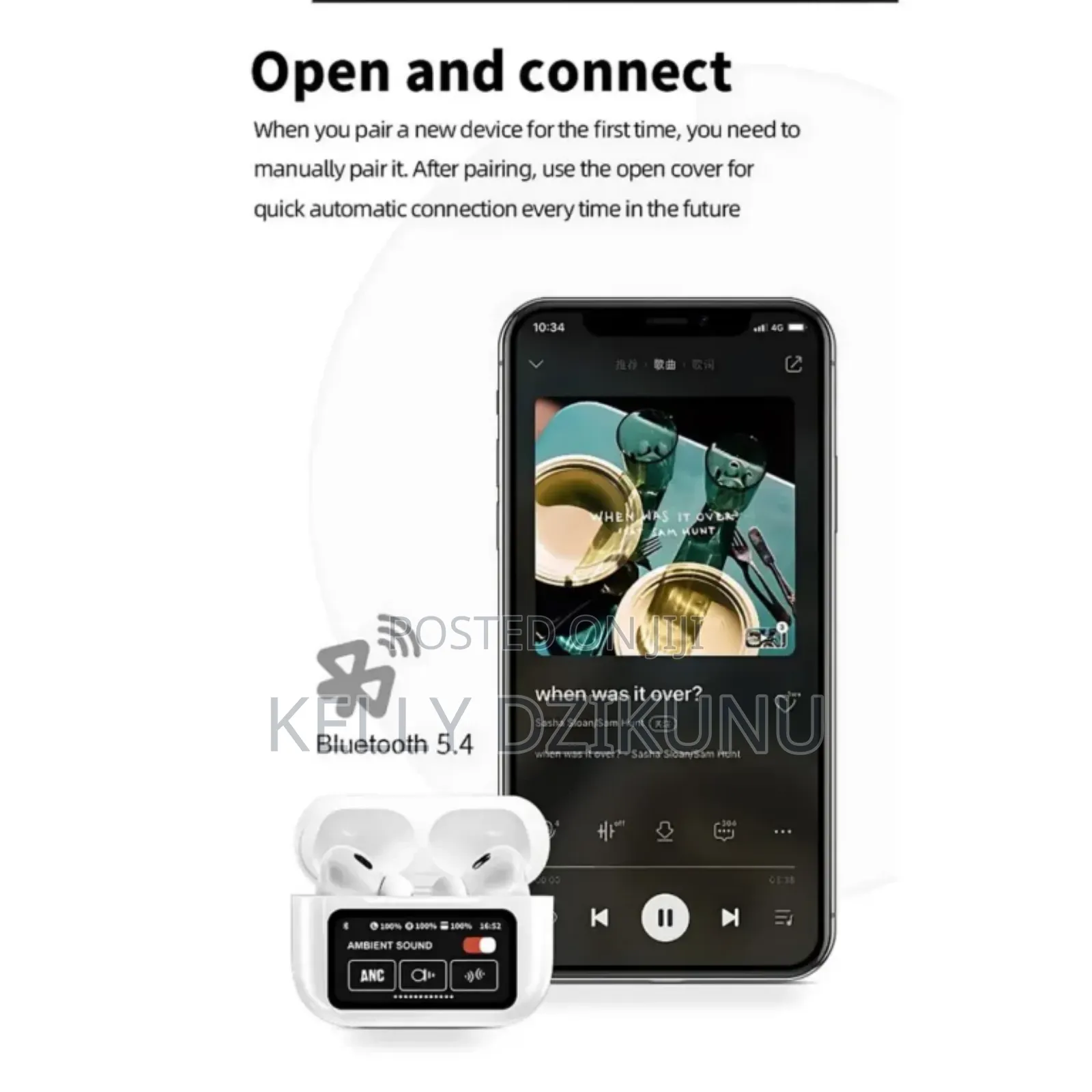 Smart Anc Touchscreen Airpods in Tesano - Headphones, Kelly Dzikunu ...
