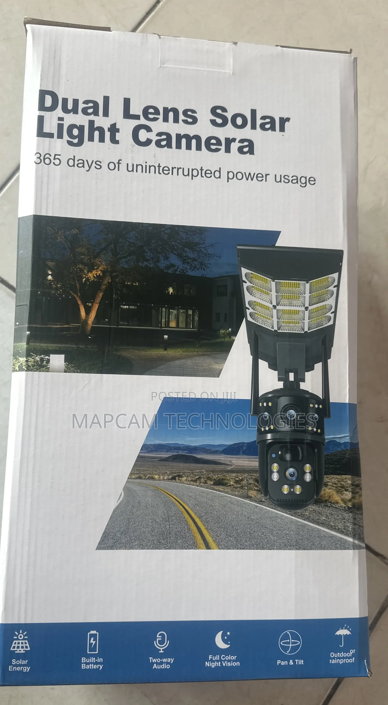 Dual Lens Solar Light Camera in New-Juaben Municipal - Security ...